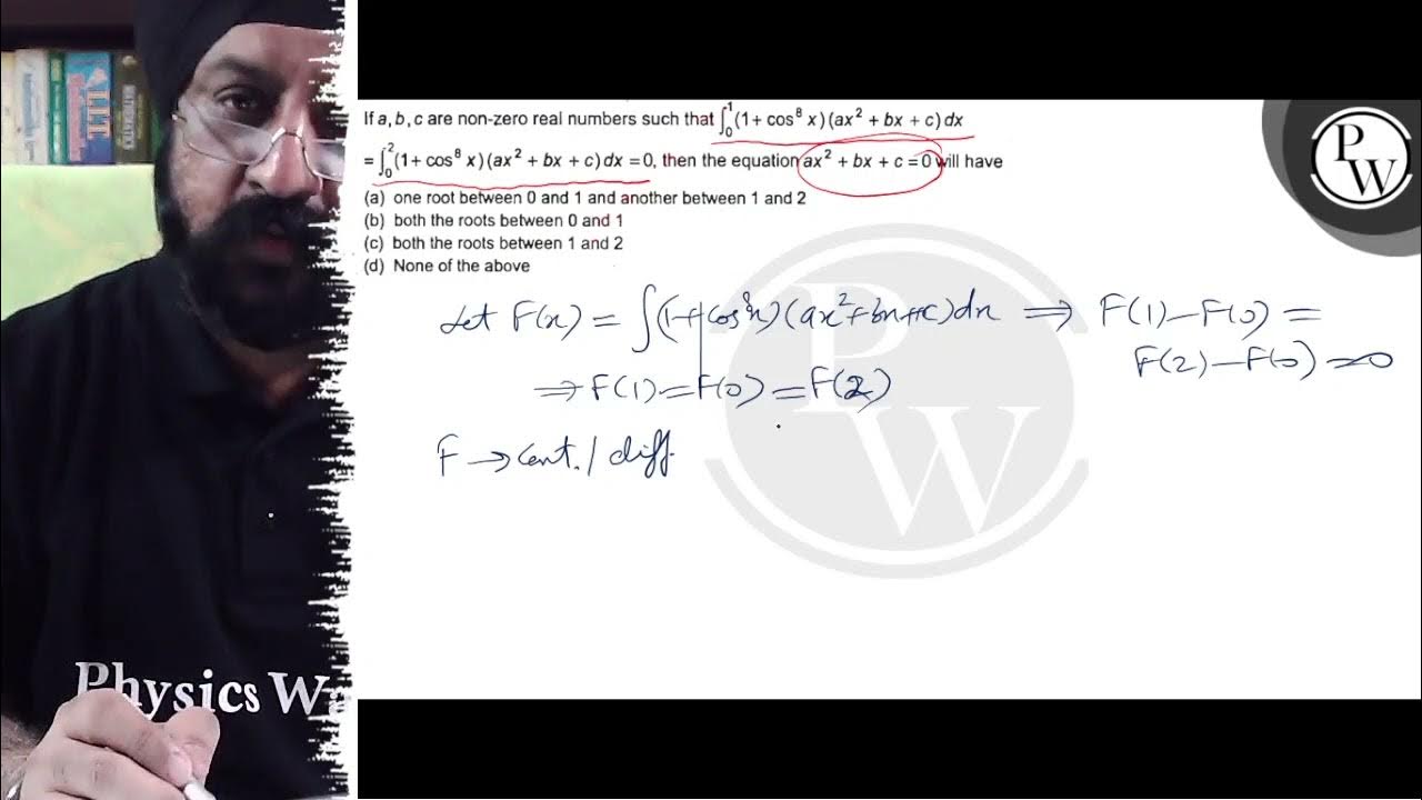 If \( a, b, c \) are non-zero real numbers such that \( \int_{0}^{1}\left(1+\cos ^{8} x\right)\l ...