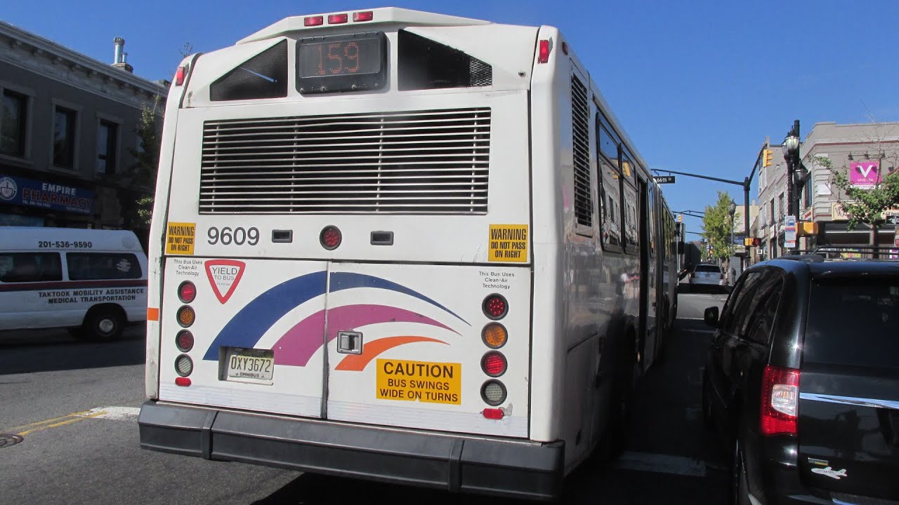 NJT Neoplan AN459 #9609 on the 159 to Fort Lee-Linwood Park (Inside) in ...