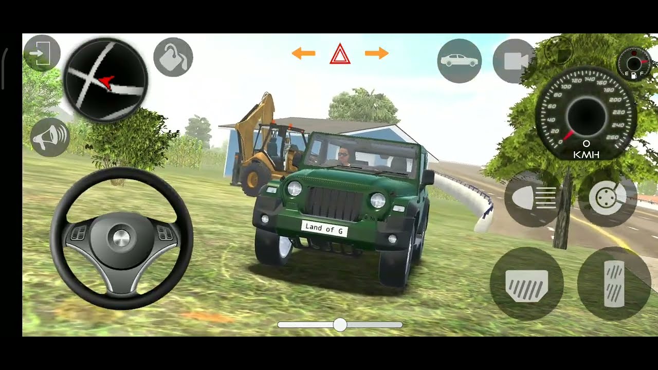 Green Thar Stunt in Village, stuck| on terrace Land of Games | India ...