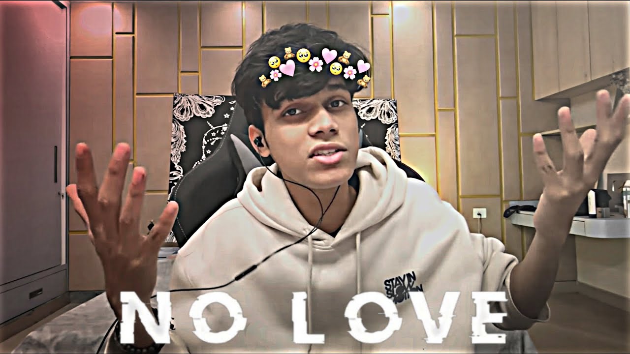 ADARSH UC - NO LOVE EDIT | Adarsh Singh Edit | Shubh Song Edit - YouTube