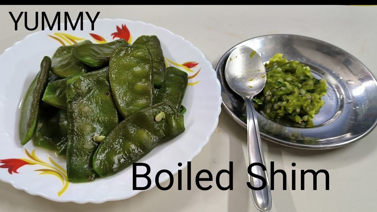 How to Make Desi Shim Boil And With Coriander Chilli Paste - YouTube