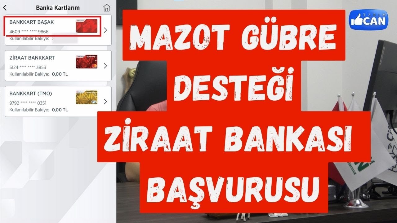 2023 mazot Gübre desteği ziraat bankası başvuru nasıl yapılır? Hesapta ...