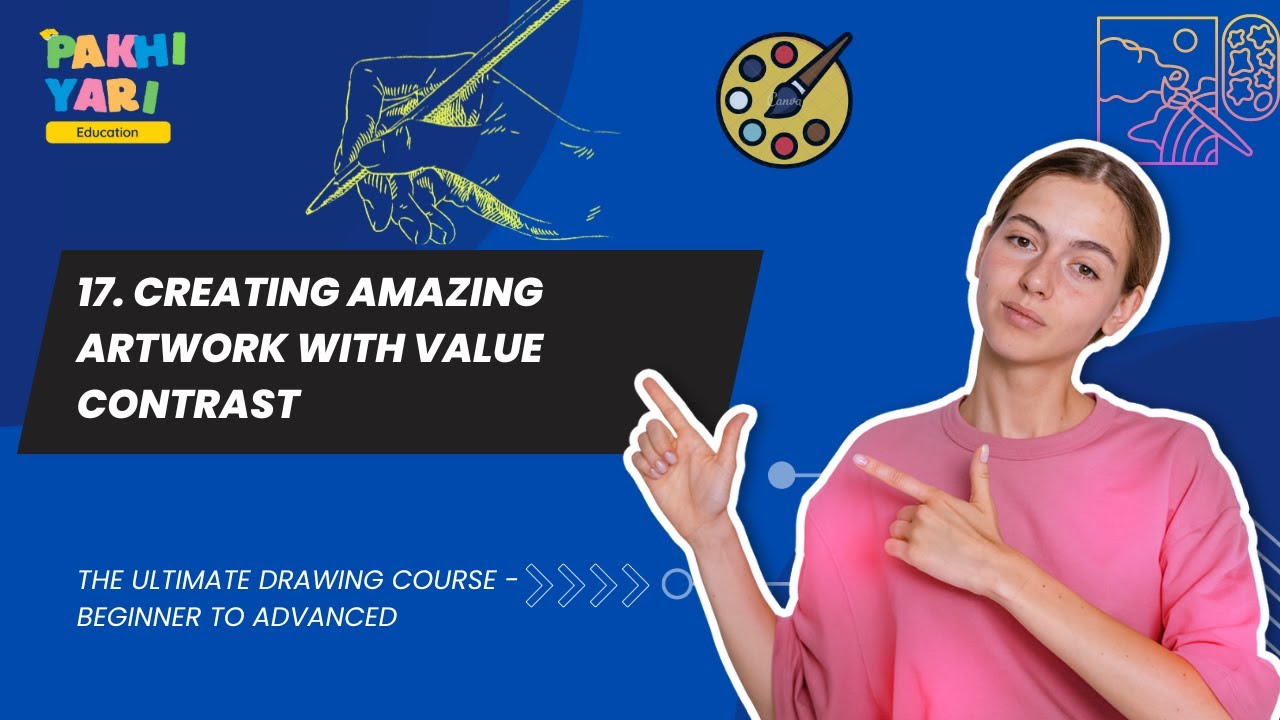 17. Creating amazing artwork with value contrast - YouTube