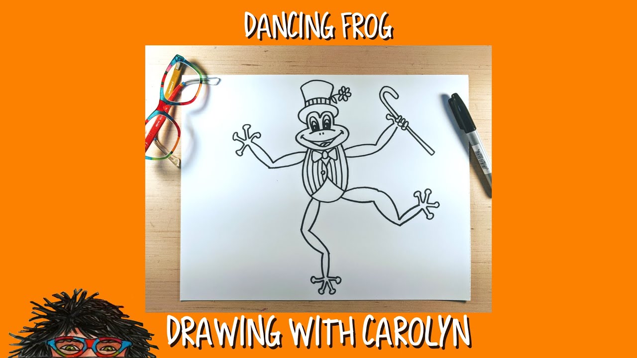 Drawing a Dancing Frog with Carolyn Stich - YouTube