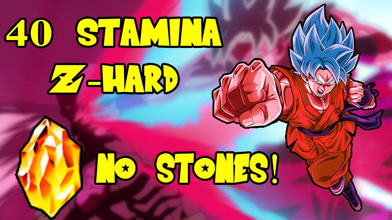 Super Saiyan Blue Kaioken 40 Stamina Z Hard Event (NO STONES) | DBZ ...