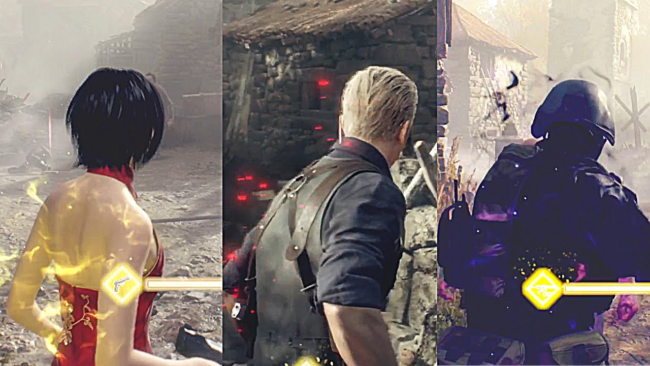 Resident Evil 4 - ALL Characters Mayhem Modes - YouTube