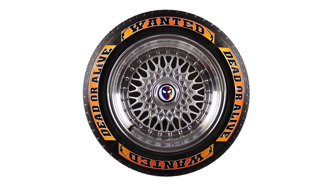 WANTED COLORFUL TIRELETTERS | (THE WORLD'S FIRST AND ONLY CUSTOMIZABLE ...