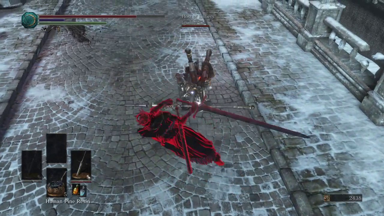 DARK SOULS™ III Invader of Irithyll Battle on the bridge - YouTube