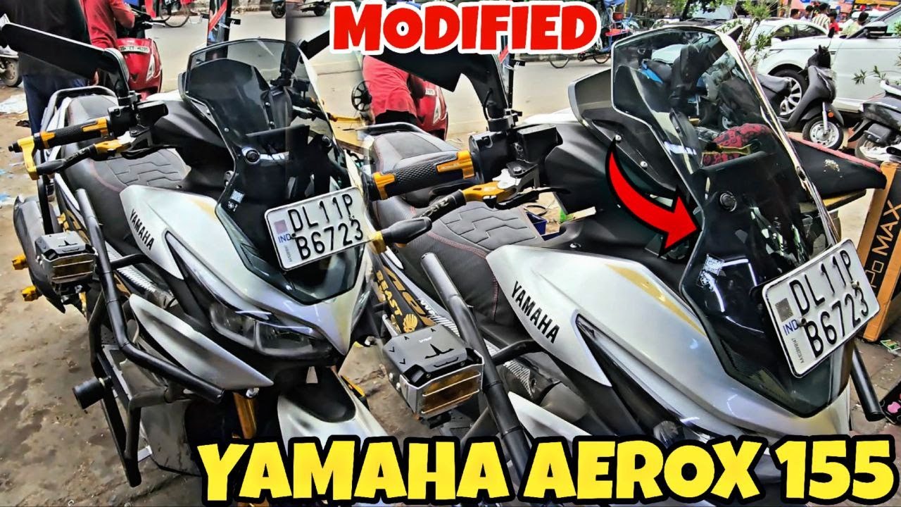 INDIA's Most Loaded AEROX 155 Killer Modification | Cruiser Seat ...