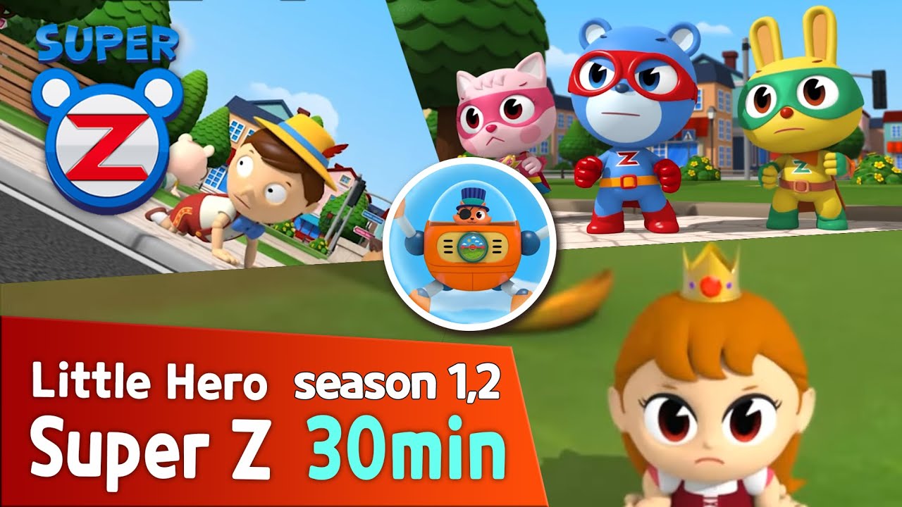 [Super Z 1,2] Little Hero Super Z l 30min Play l Alphabet Game B l ...