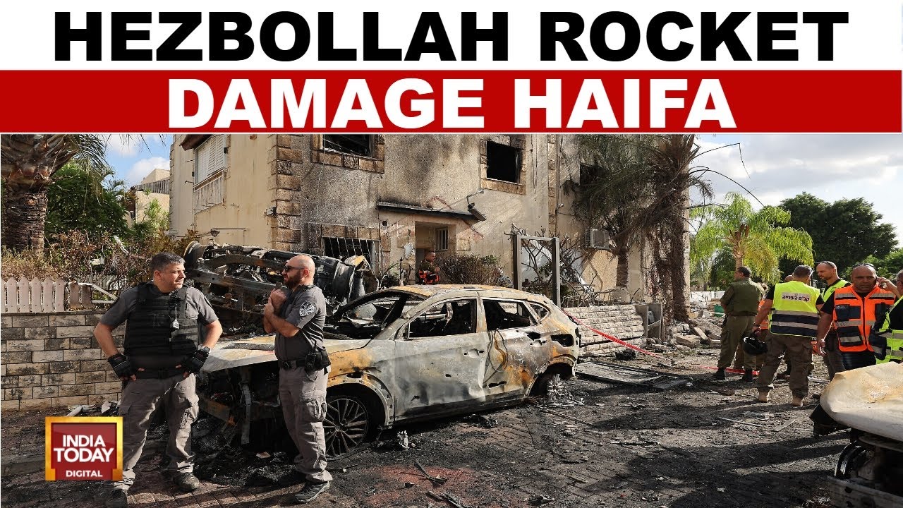 Hezbollah rocket attacks from Lebanon Damage Israel's Haifa, 160 ...