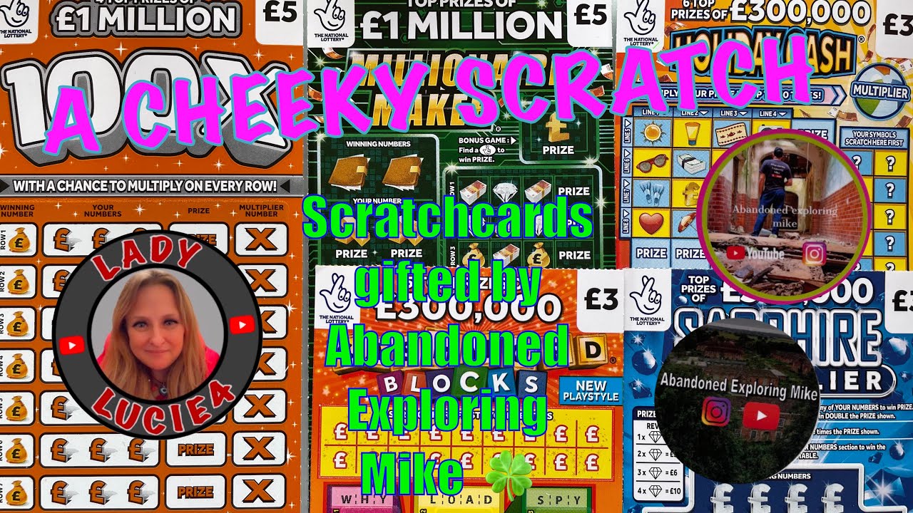 A cheeky scratch!!! With scratch cards gifted by Abandoned Exploring ...