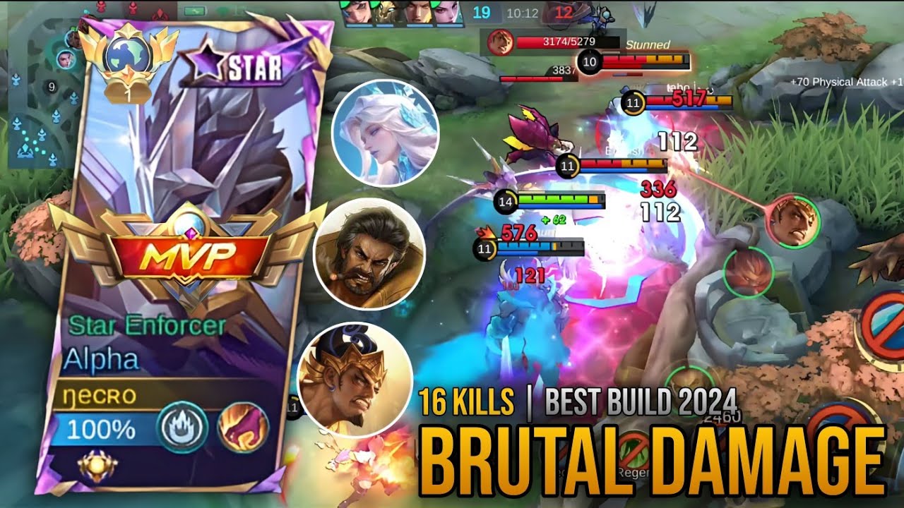 ALPHA SOLO BURST DAMAGE AND LIFESTEAL IS TOTALY INSANE!! ALPHA BEST ...