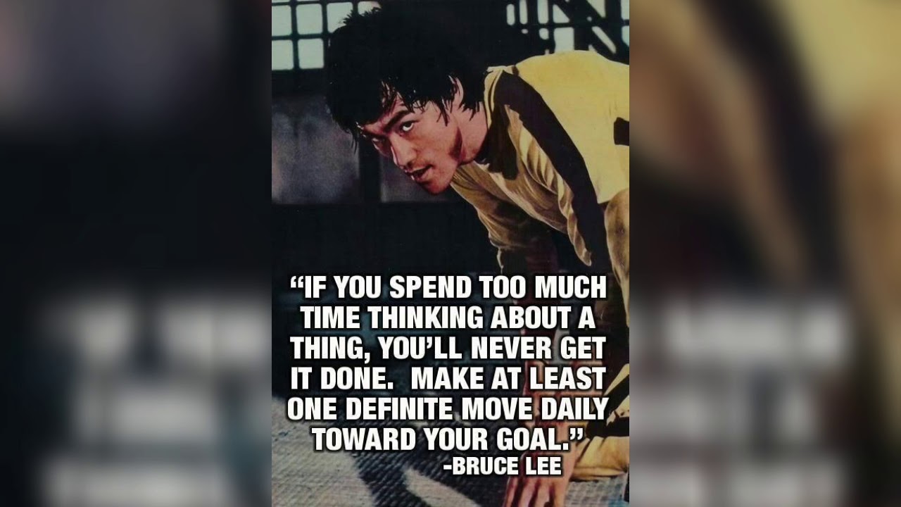 Bruce Lee " The key to immortality is first living a life worth ...