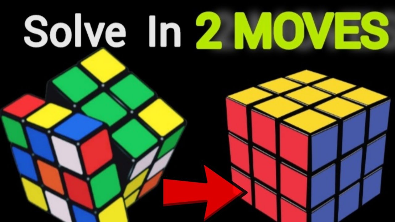 ||How to solve Rubik's cube in just 2 moves||தமிழில்|| Miss Sparkle ...
