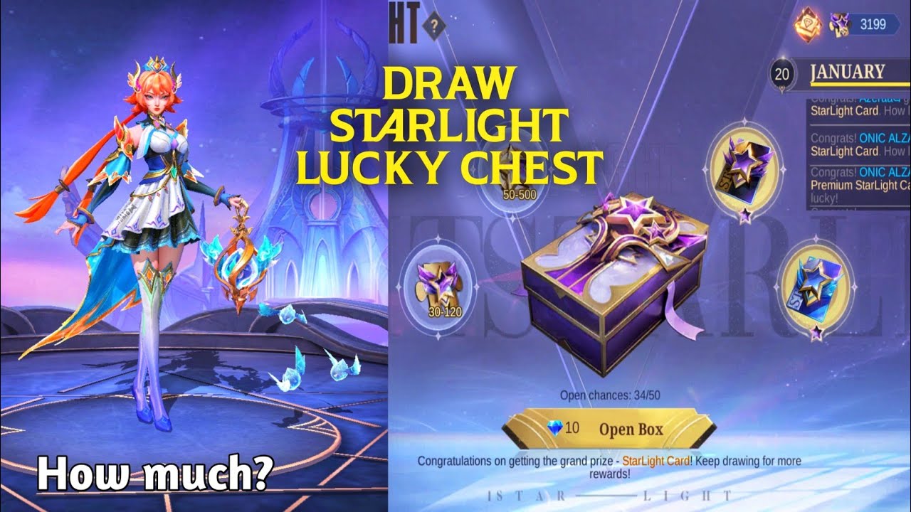 Starlight card in only 16 draws! Learn the new hack for drawing. | MLBB ...