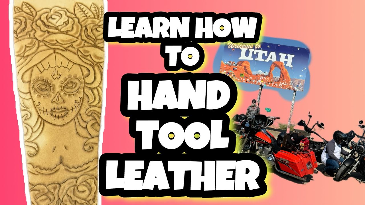 Learn how to hand tool Leather | How to tool Leather for Beginners ...