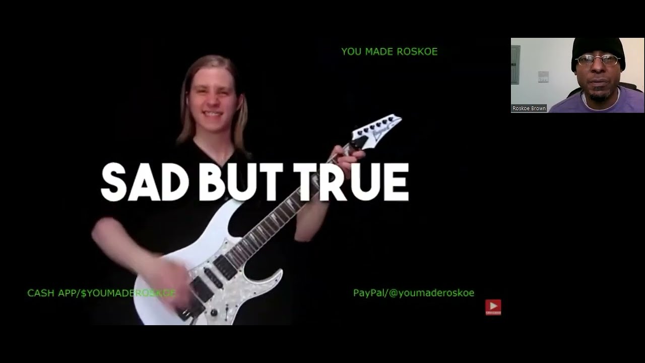 Dan Vasc f. Johan Tillgren - Sad But True (Metallica cover) Reaction # ...