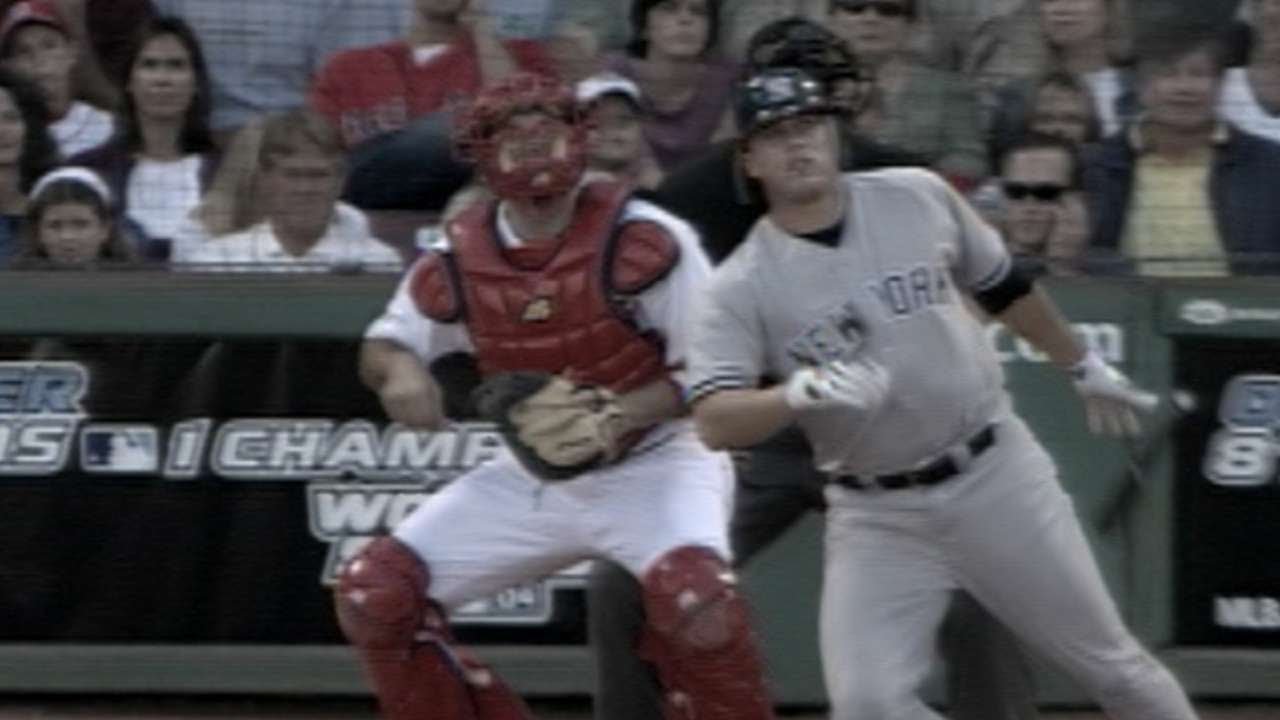 Andy Phillips hits a home run in his first MLB at-bat - YouTube