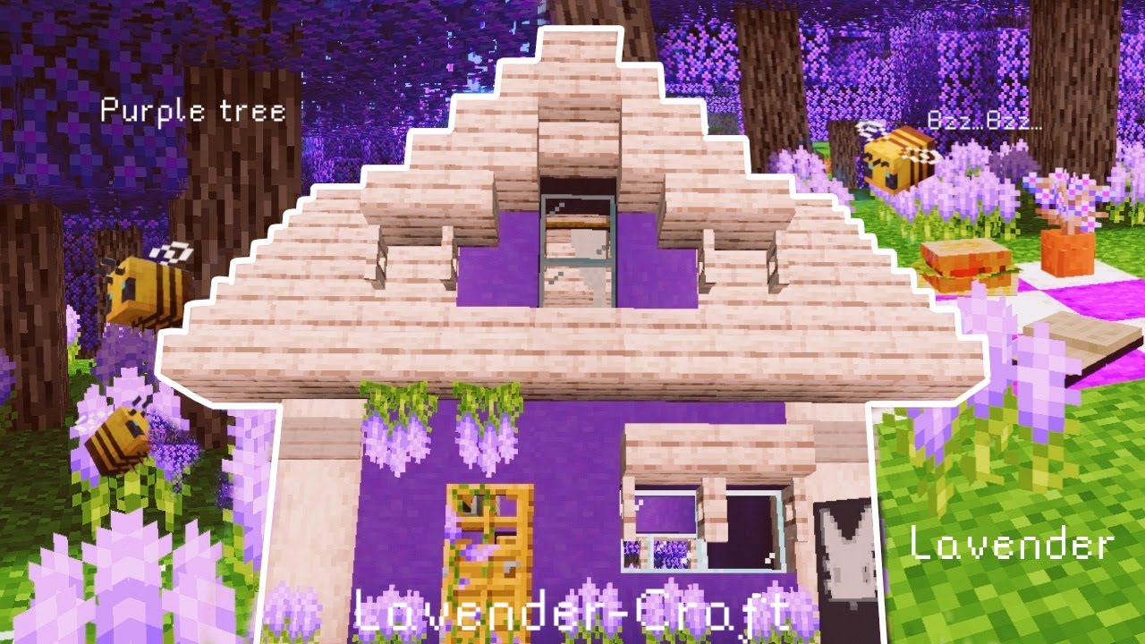 Lavender-Craft Texture Pack | MCPE Texture Pack - YouTube