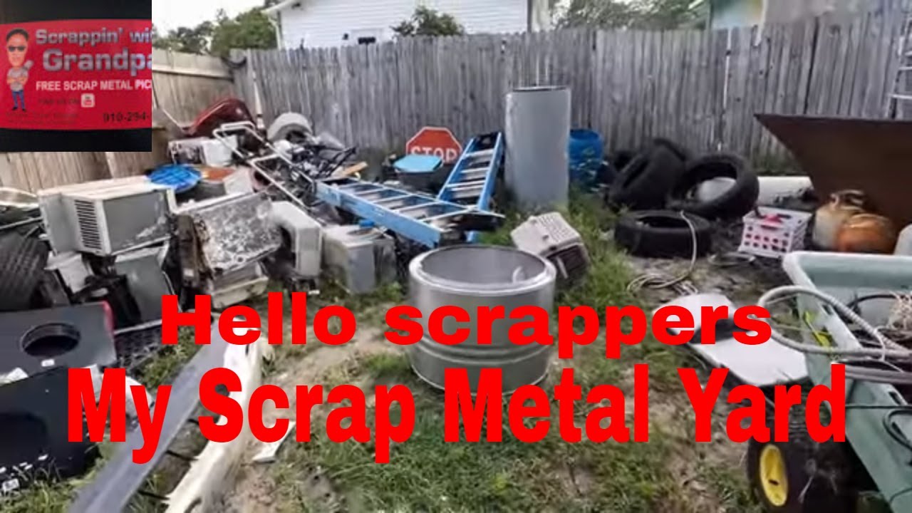Cleaning Up My Scrap Lot. [ Scrap Metal Recycling ] - YouTube
