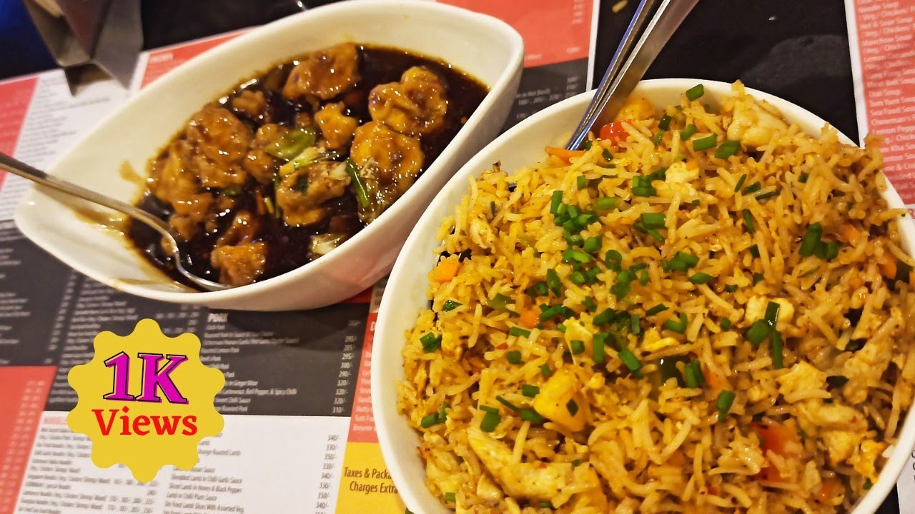 Chowman restaurant food review | Lunch with Shanghai Fried rice and ...
