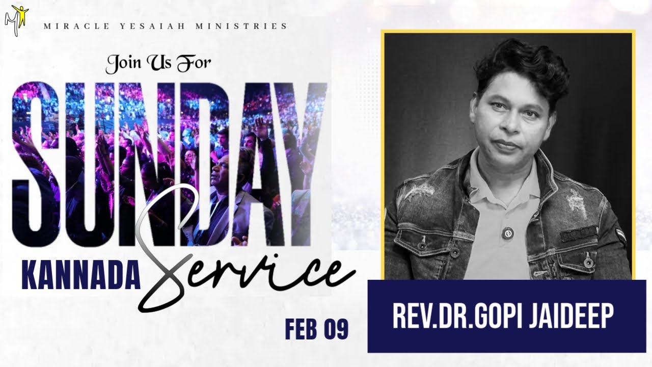 SUNDAY SERVICE | Ps. GOPI JAIDEEP | MIRACLE YESAIAH MINISTRIES - YouTube