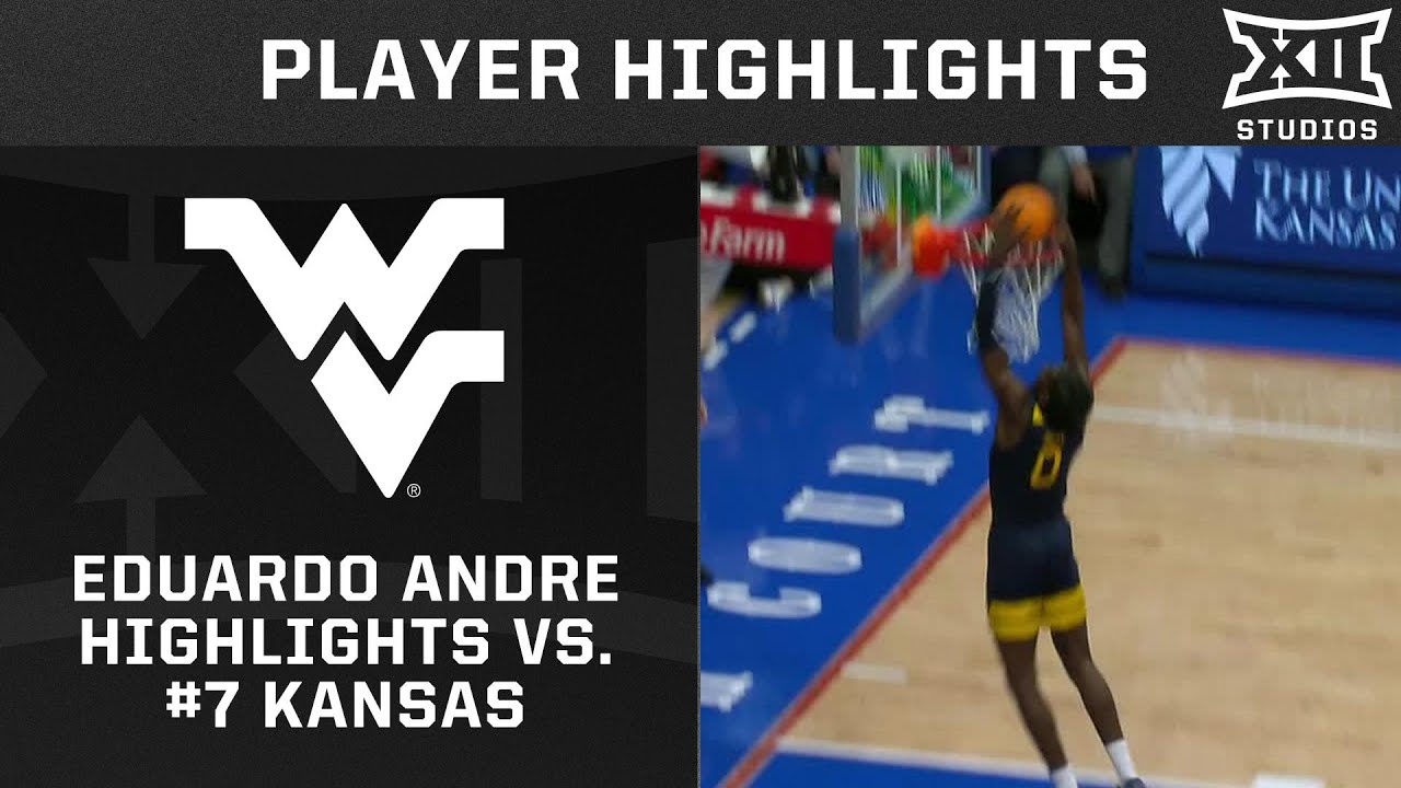 Eduardo Andre Highlights vs. #7 Kansas - YouTube