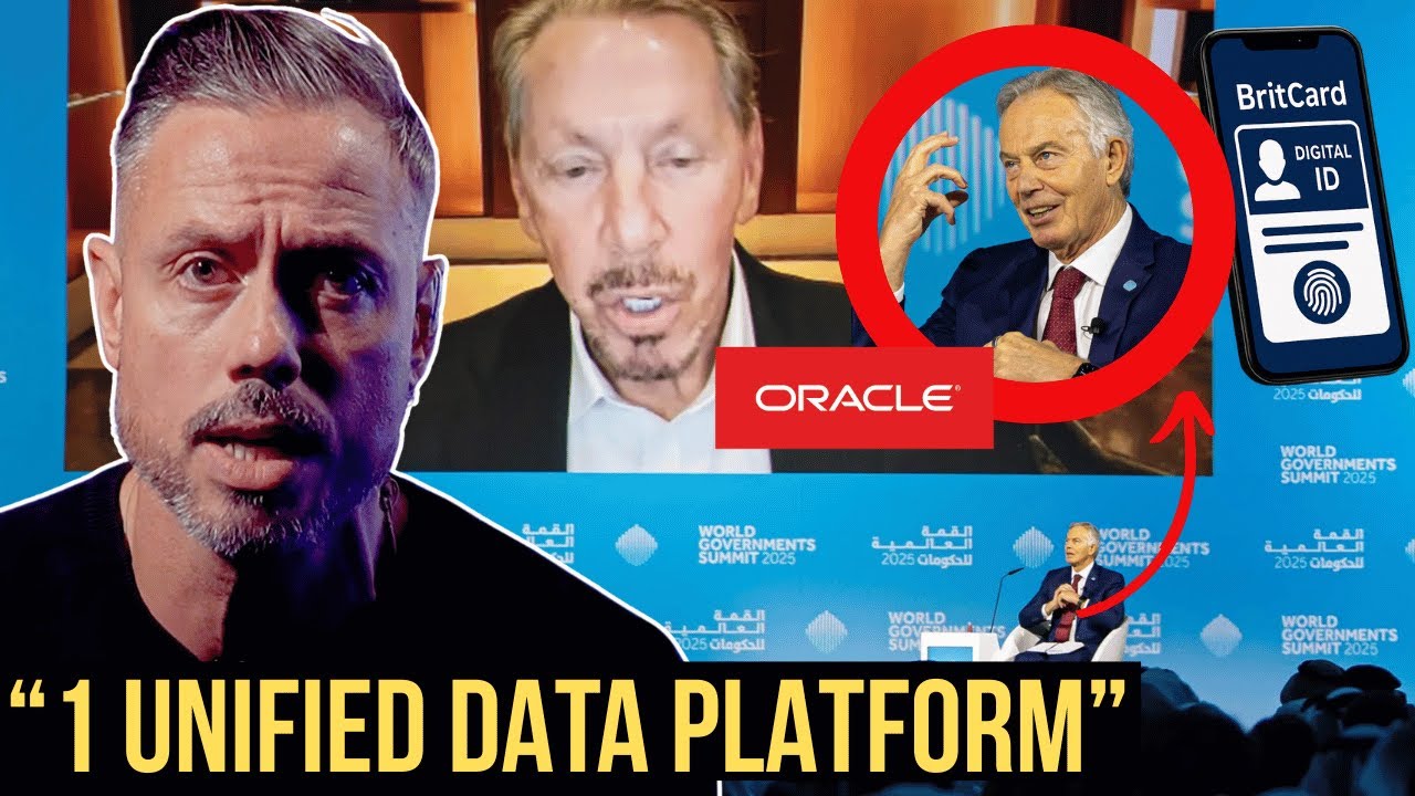 Tony Blair & Oracle Billionaire Expose The Elites AI Digital ID Plans ...