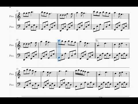 AĞLAYA AĞLAYA- ARAS BULUT İYNEMLİ -PİYANO NOTALARI