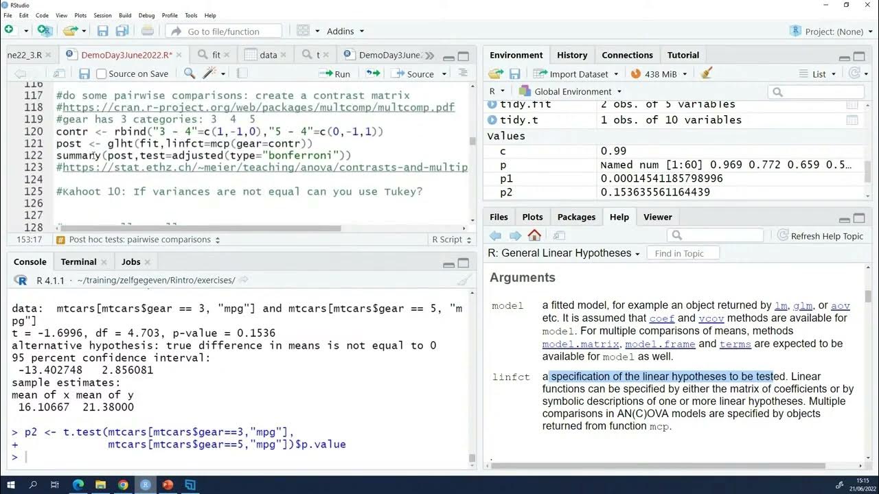 R introduction: Solution to Pairwise Comparisons Q4 by VIB Bioinformatics Core - YouTube