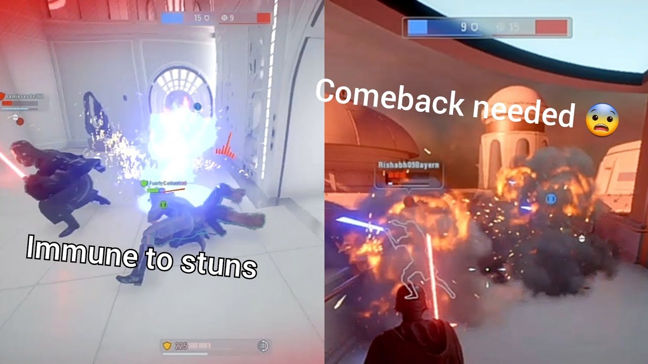Vader cannot be stunned and comeback game | Heroes vs Villains - YouTube