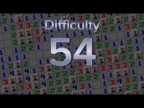 (Minesweeper) 31x20 | 120 mines | difficulty 54 - YouTube