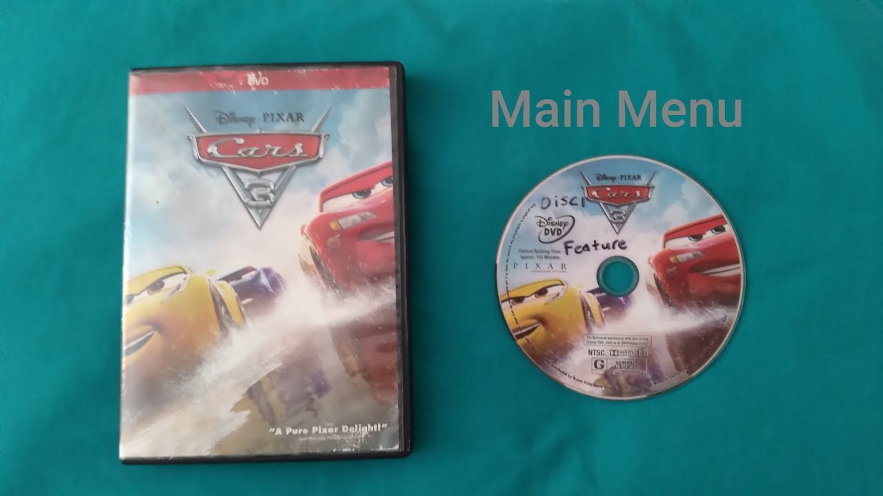 Opening to Cars 3 2017 DVD (Main Menu) Option - YouTube