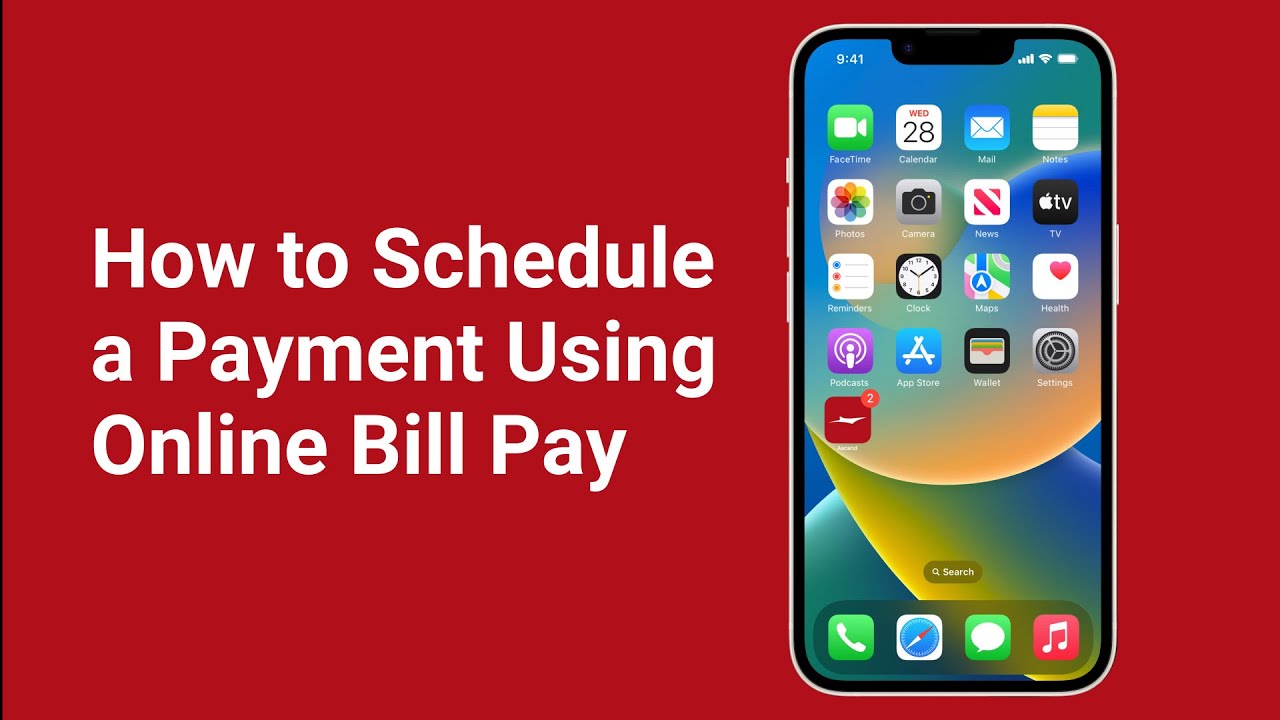 How to Schedule a Payment in Bill Pay within the Ascend App - YouTube