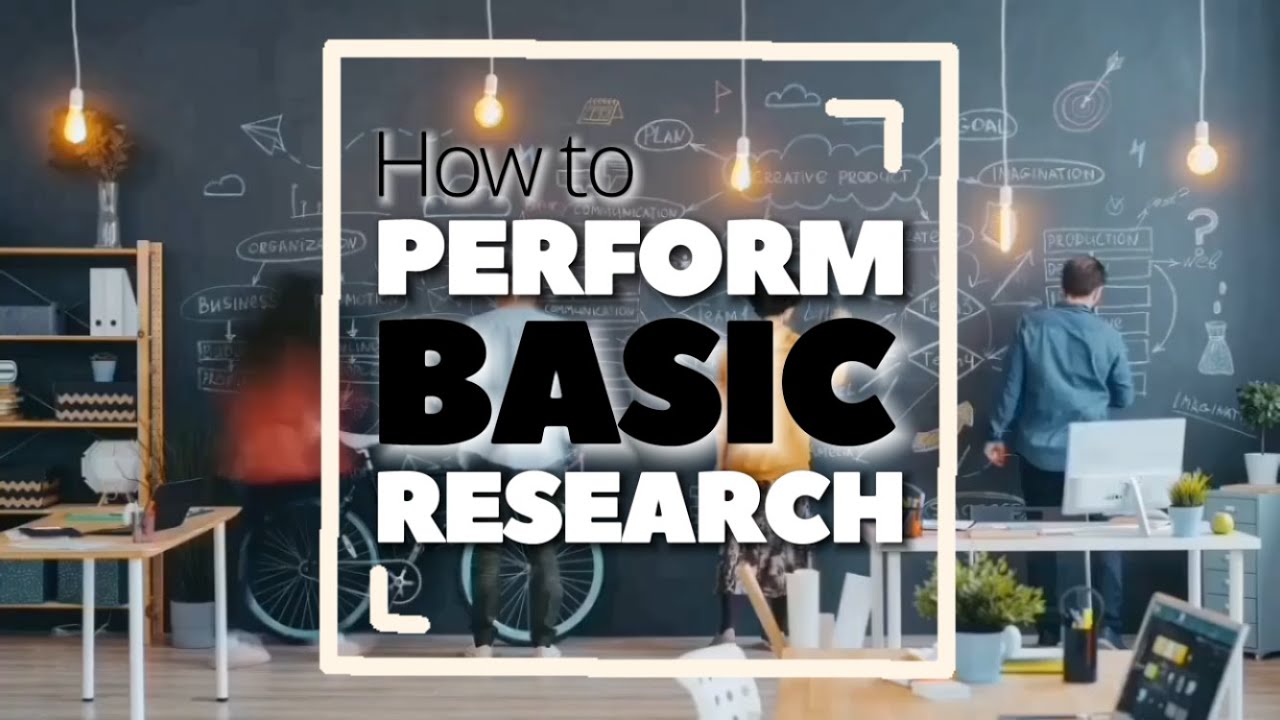 HOW TO PERFORM BASIC RESEARCH THROUGH ONLINE | Tutorials by Sophie ...