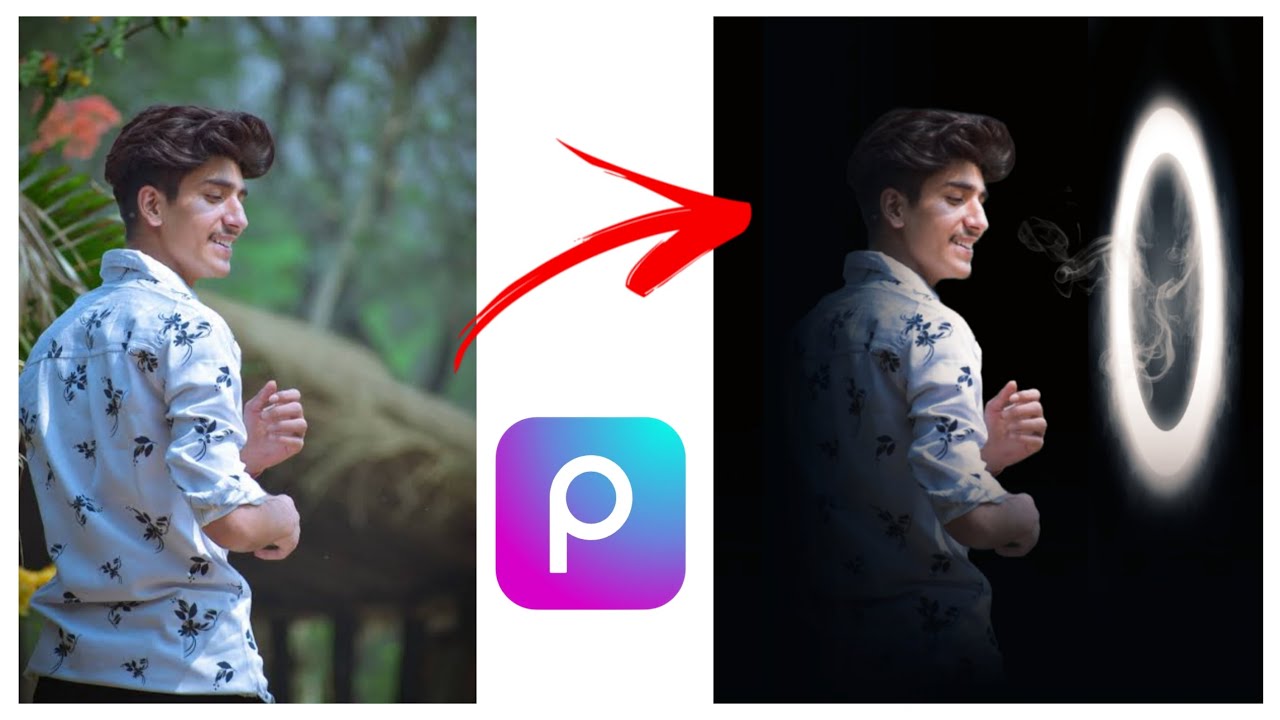 Ring light photo editing using picsart. |#youtubesorts #picsart # ...