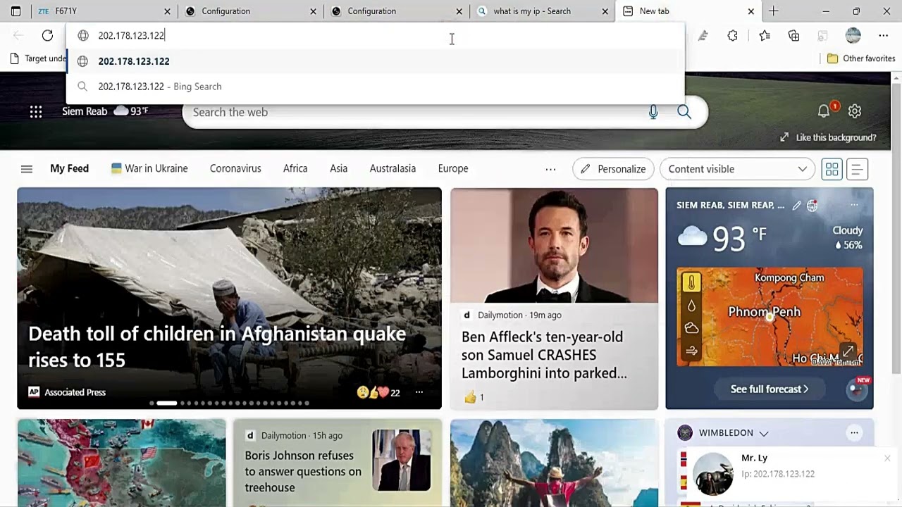 ZTE Port Forwarding on F671Y | Forward port router ZTE - YouTube