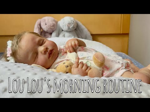 A Newborn Morning Routine With Baby Lou Lou🧸 Reborn Roleplay Video ...