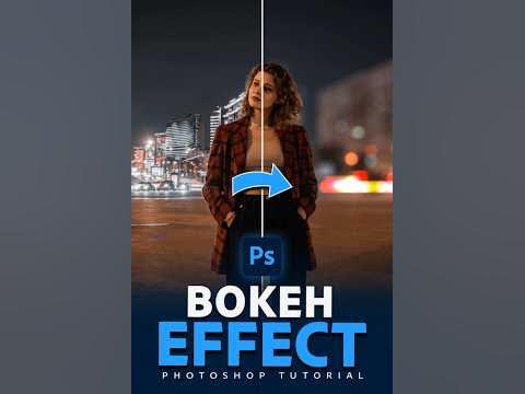 Create bokeh effect (blur background) in Photoshop - YouTube