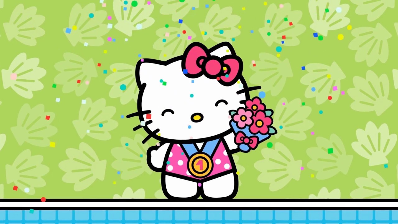 Salto de trampolín | El Mundo de Hello Kitty - YouTube