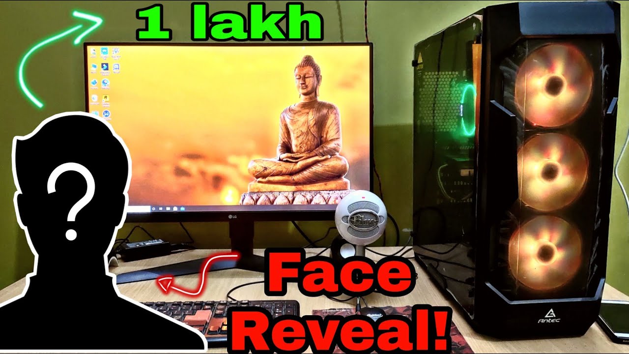 MY 1 Lakh Indian Gaming Pc Setup Tour 2020 Hindi | Arpit this face ...