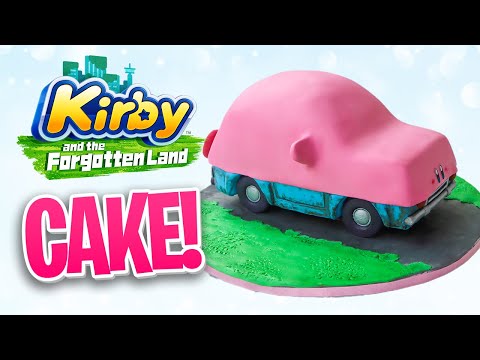 KIRBY CAR CAKE - Kirby and the Forgotten Land Cake - YouTube