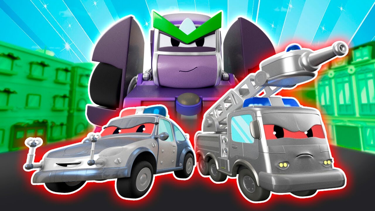 RESCUE TEAM VS EVIL ROBOT TWINS: Who will win? - Super Robot fights ...