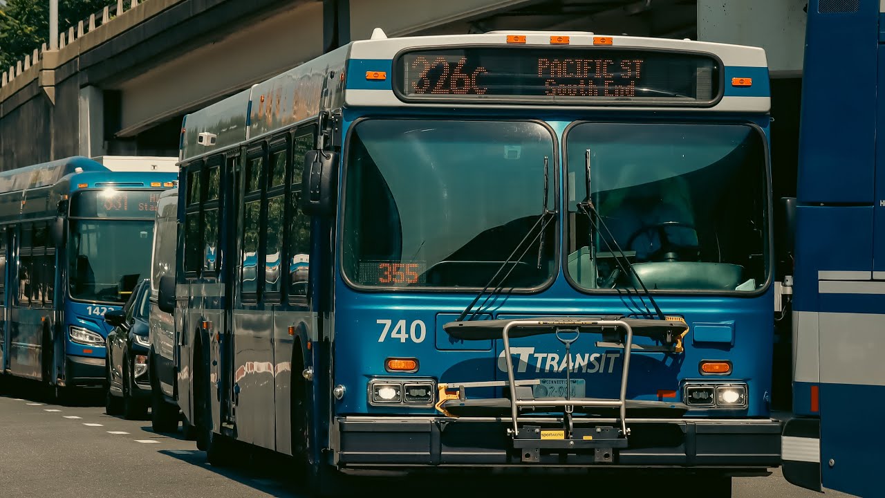 CT Transit: Onboard 2007 New Flyer D40LF 740 on the 326c to Pacific ...