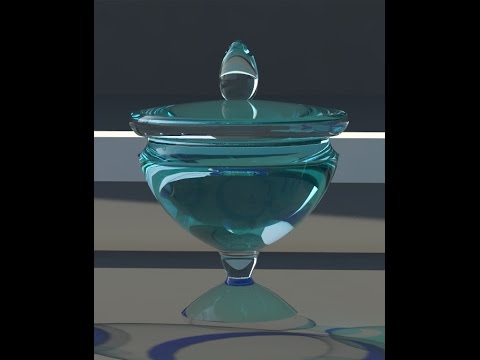 V-ray sketchup tutorial: refraction, reflection.(how to create glass ...