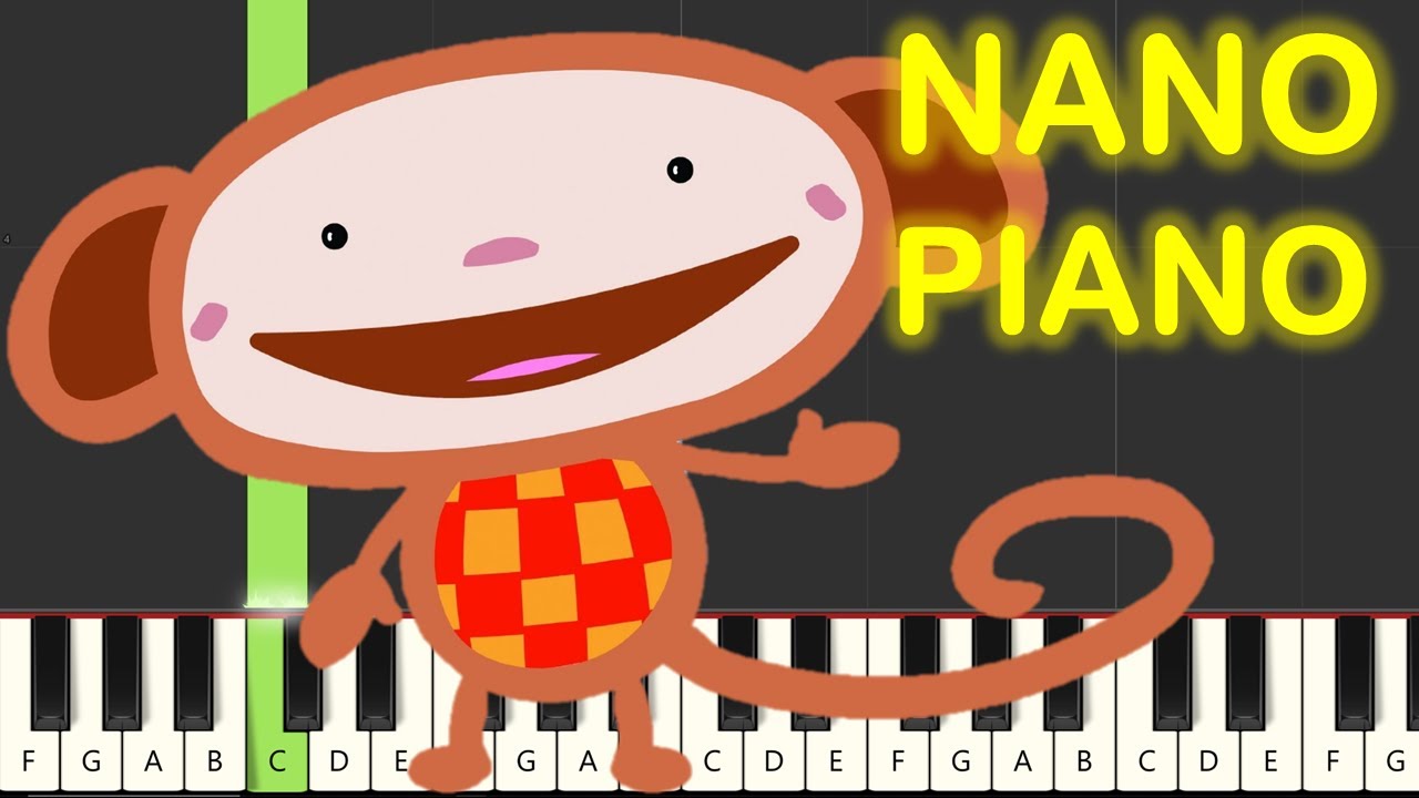 BabyTV - Five Little Monkeys With Oliver Piano Tutorial - YouTube