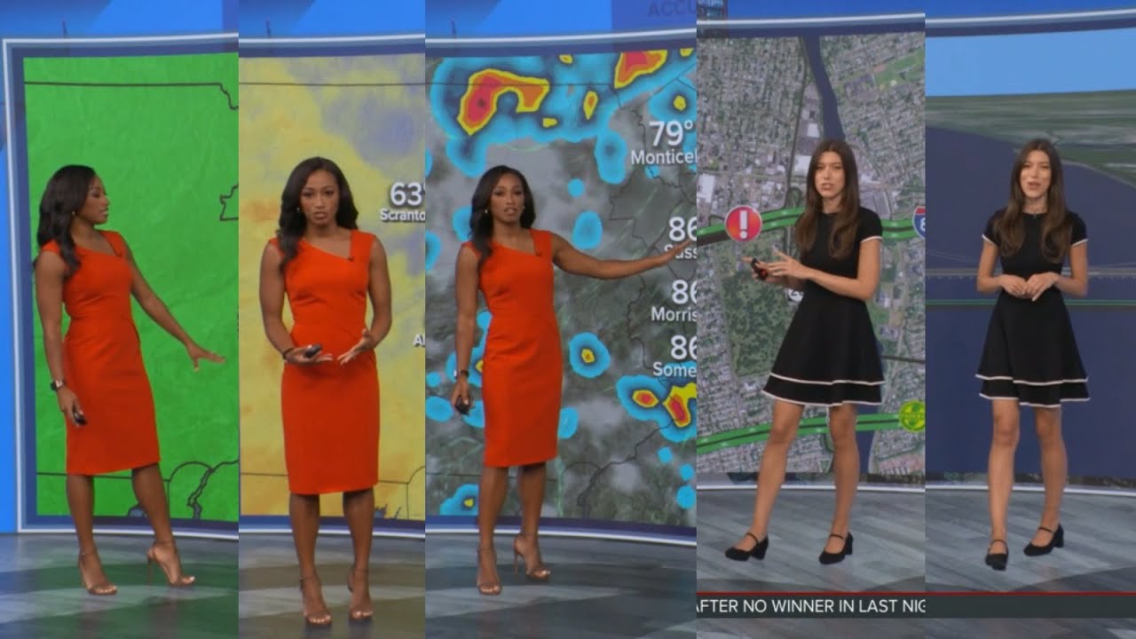 Brittany Bell and Lindsay Tuchman for ABC7 News with the Weather and ...