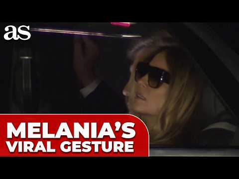Melania’s FRUSTRATED GESTURE inside The Beast after Trump speaks to her SPARKS REACTIONS