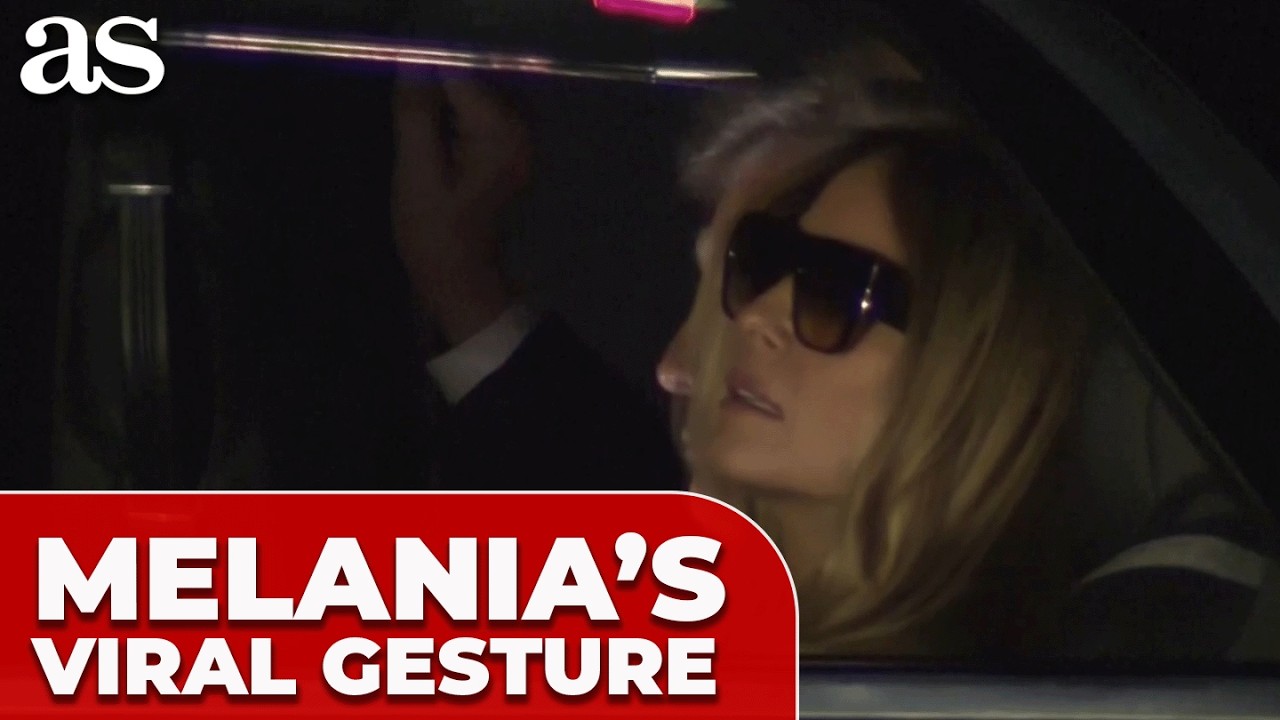 Melania’s FRUSTRATED GESTURE inside The Beast after Trump speaks to her ...